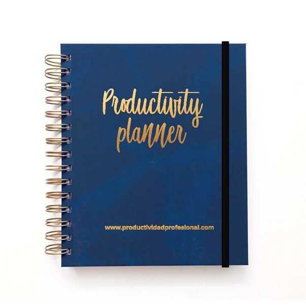 Agenda Profesional color Azul Espacial | Productividad Profesional
